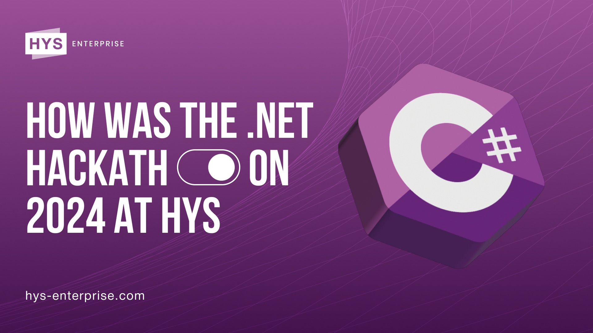 How was the .NET HACKATHON 2024 at HYS Enterprise?